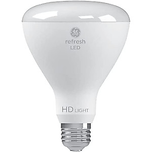 GE Refresh 6-Pack 65 W Equivalent Dimmable Daylight Br30 LED Light Fixture Light Bulb, Packaging May Vary