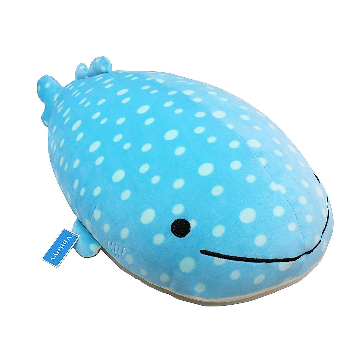 Vintoys Very Soft Blue Whale Shark Big Hugging Pillow Plush Doll Fish Plush Toy Stuffed Animals 27"