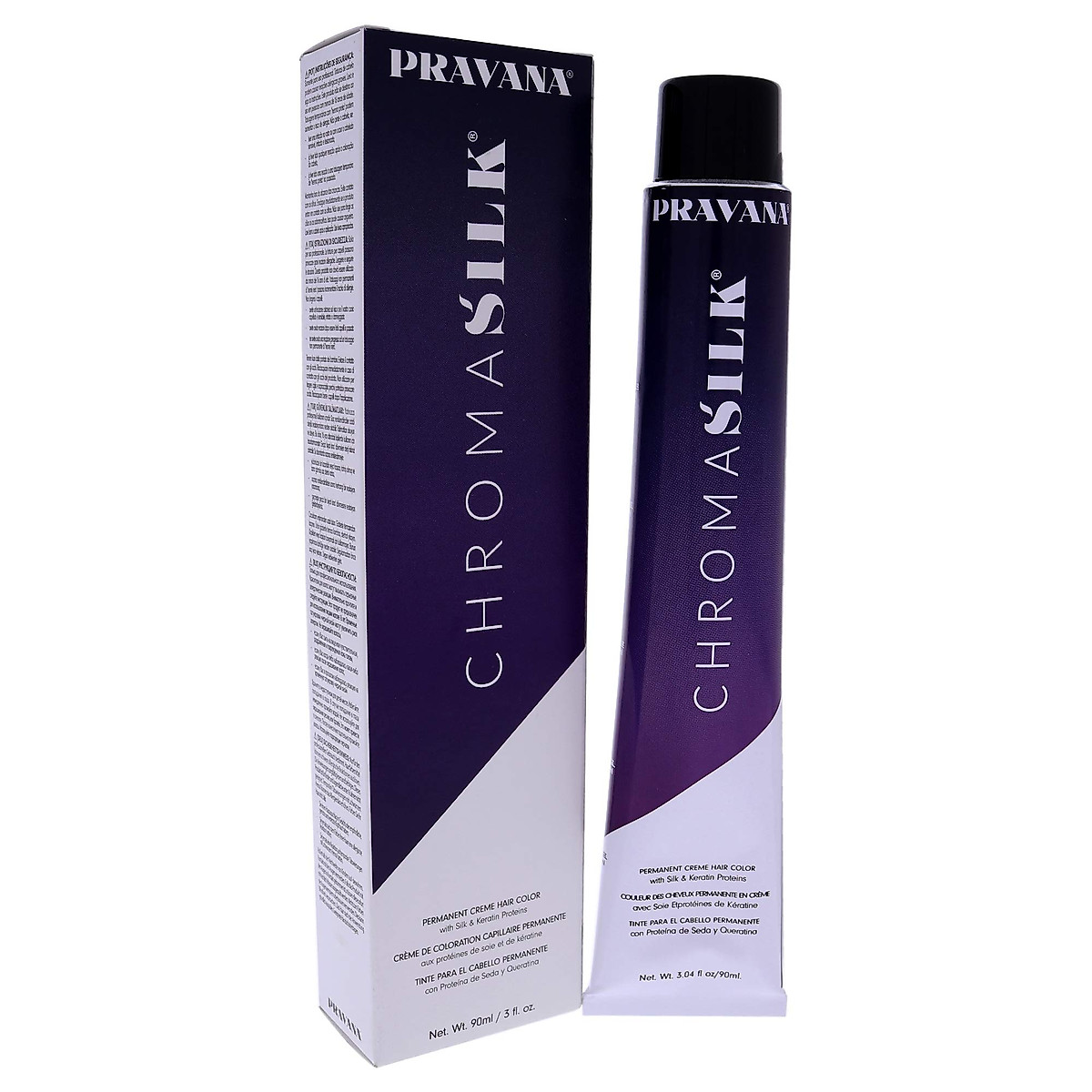Pravana ChromaSilk Creme Hair Color - 4N Brown Unisex Hair Color 3 oz I0102652
