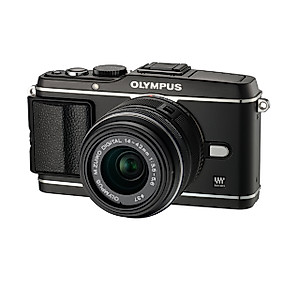 Olympus PEN E-P3 12.3 MP Live MOS Mirrorless Digital Camera with 14-42mm Zoom Lens (Black) (Old Model)