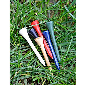 PRIDE GOLF TEE unisex adult 100 Count Bag Golf Tees, Black, Count US