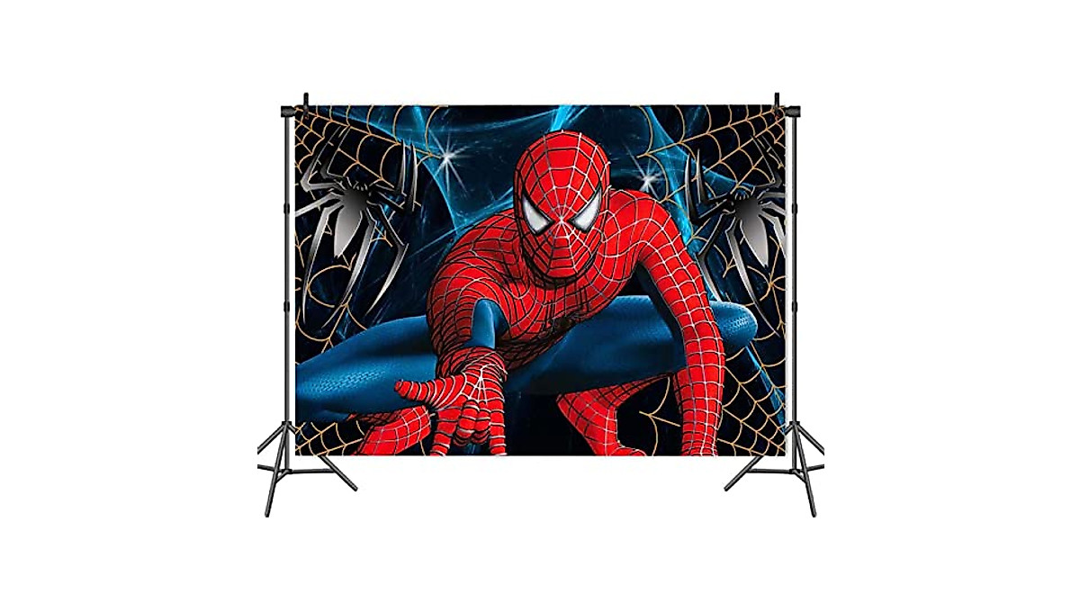 Spiderman Photography Backdrop for Kids' Parties