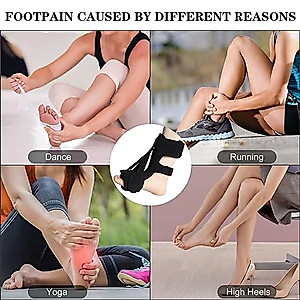2 Pack Plantar Fasciitis Relief Night Splint, Upgrade 3 Adjustable Foot Brace Plantar Fasciitis Night Splint, Foot Drop Orthotic Brace, Fit Women Men Plantar Fasciitis Relief Heel Achilles Pain