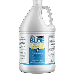 Element Blue - Pool and Spa Clarifier - Clears and Prevents Cloudy Water - for Fountains, Pools, Hot Tubs, and Spas - Fast-Acting Water Clarifier - 64 OZ