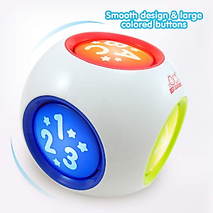 BEST LEARNING Learning Cube - Educational Musical Activity Center Block Toy for Infants Babies Toddlers 6-12 Month and up - Ideal 1 Year Old Baby Toys Gift - First Boy or Girl Birthday Present