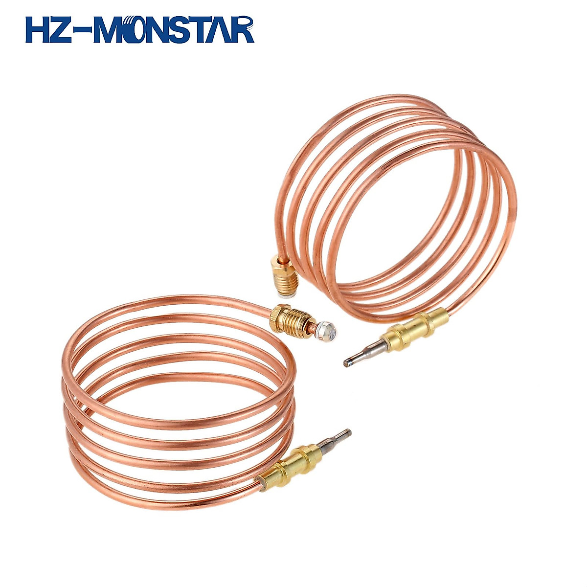 2 PCs Gas Heater Thermocouple, 39.5" M8x1 Thread Thermocouple Replacement for Desa LP Vent Free Wall heater Desa LP Glow Warm Comfort Glow Heater BBQ Grill or Fire Pit Heater or Gas Water Heater