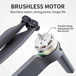 RKSTD GPS RC Drone With 4K Ultra HD Camera, Suitable For Adult Beginners, Foldable FPV RC Quadcopter, Brushless Motor, Follow Me, Smart Return, 5G Transmission, Altitude Hold