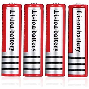 KOBJC Batteries Battery Rechargeable 3.7V Hq Ni-Mh Battery 4200 Mah Cell for Gas Cooker Oven Burner Led Torch and Clock- 4 Pcs Battery