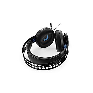 Lenovo Legion H300 Stereo Gaming Headset, Noise-Cancelling Mic, Memory Foam & PU Leather Earcups, Stainless Steel Headband, PC, PS4, Xbox One, Nintendo Switch, Mac, GXD0T69863, Black