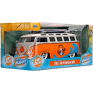 Punch Buggy Slug Bug 1:24 1962 Volkswagen Bus Die-Cast Car, Toys for Kids and Adults