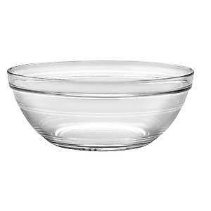 Duralex - Lys Stackable Clear Bowl 20 cm (7 7/8 in) Set Of 6