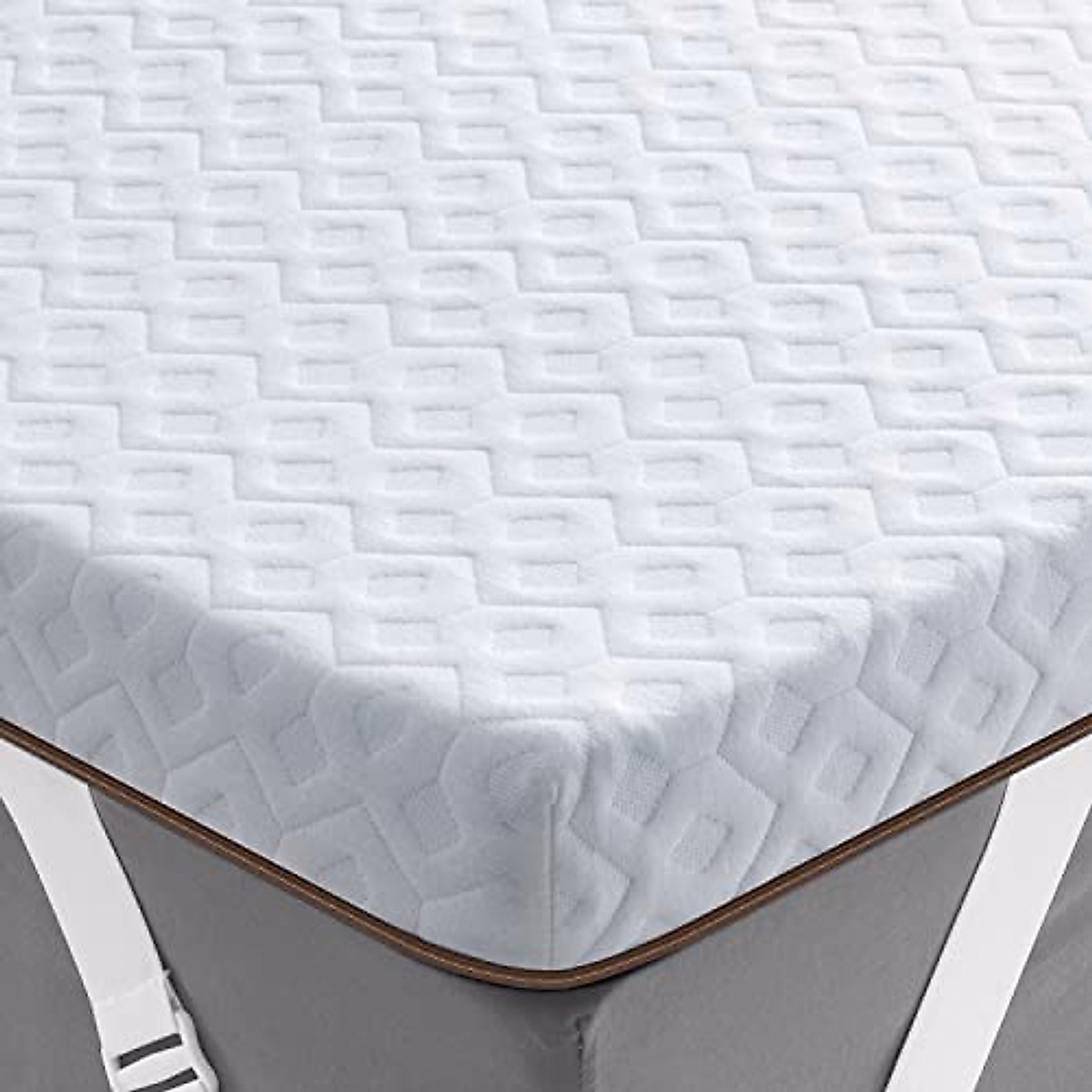 BedStory Memory Foam Mattress Topper Full - 4 Inch Copper Infused Bed Toppers - High Density Foam and Premium Soft Cover, CertiPUR-US Certified
