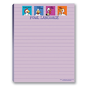Stonehouse Collection | Funny Adult Note Pad Assorted Pack | USA Made | 4 Novelty Notepads - Funny Office Supplies (4)