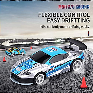 ZHFUYS Remote Control car, Gravity Sensor Control, Remote Control, Mobile Phone Control 3 Modes of RC Car, Creative Coke can Pocket Racing, 2.4G (Red)