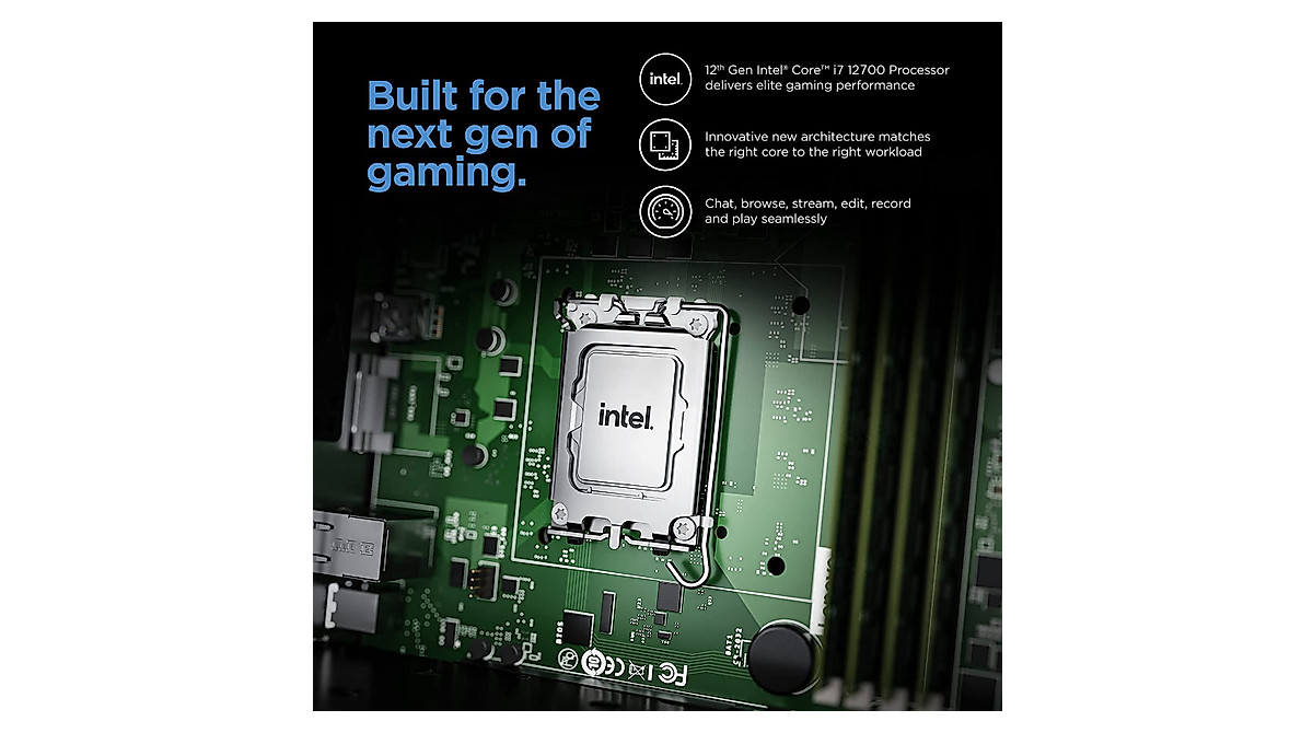Lenovo Gaming Desktop PC with RTX 3060 and i7 Processor