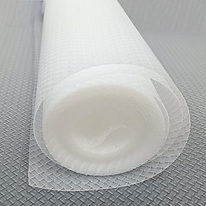 12 x 59 INCH(5FT) Shelf Liner.Shelf Liners for Kitchen Cabinets,Pantry and Drawer Liner.Waterproof/Transparent/Anti-Slip/Non Adhesive.Cabinet Liners for Shelves.
