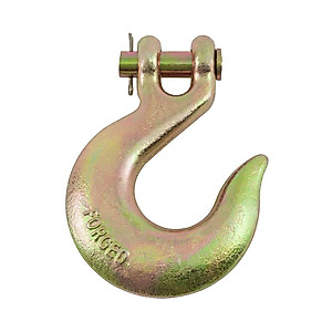 Mytee Products (4 Pack 1/2" Clevis Slip Hook - 11,300 LBS WLL Heavy Duty Grade 70 Tow Chain Hook for Truck Trailer Tie Down