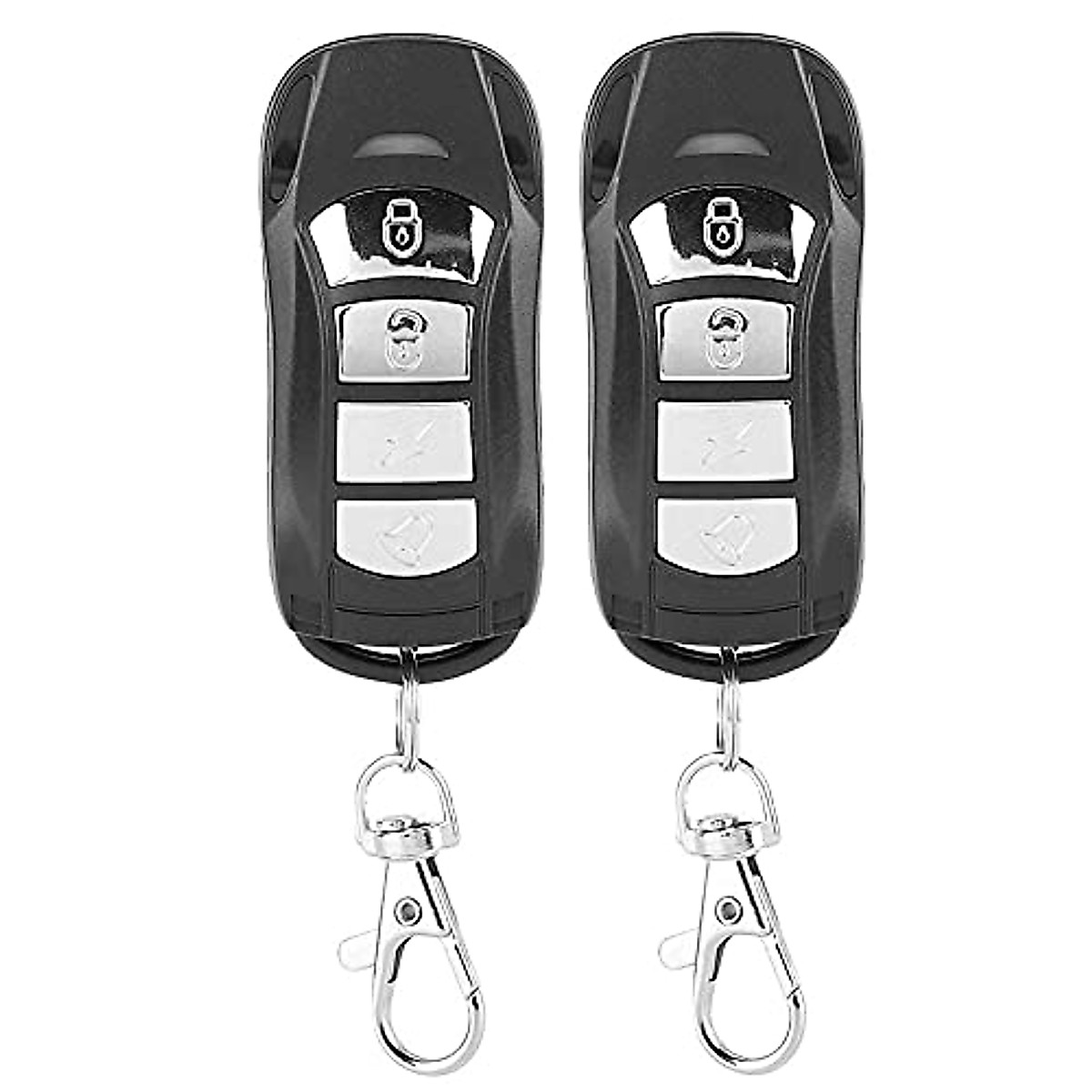 Motorcycle Alarm System, Akozon 12V Universal Motorcycle Wireless Anti-Theft Security Alarm System with 2 Remote Control for Motorcycle Alarm System for car Alarm System