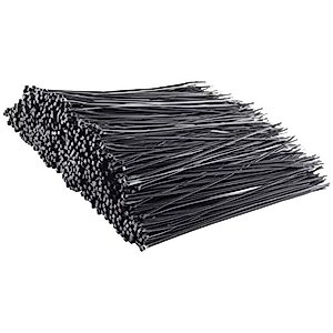 GTSE 12 Inch Black Zip Ties, 1,000 Bulk Pack, 50lb Strength, UV Resistant Long Nylon Cable Ties, Self-Locking 12" Tie Wraps