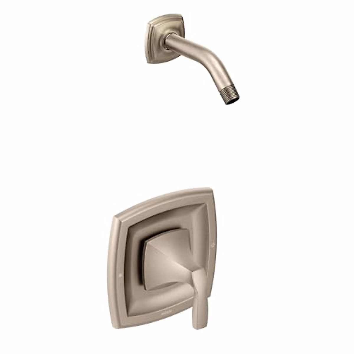 Moen Voss Brushed Nickel Posi-Temp Tub Shower Valve Trim without Showerhead,Valve Required, T2692NHBN