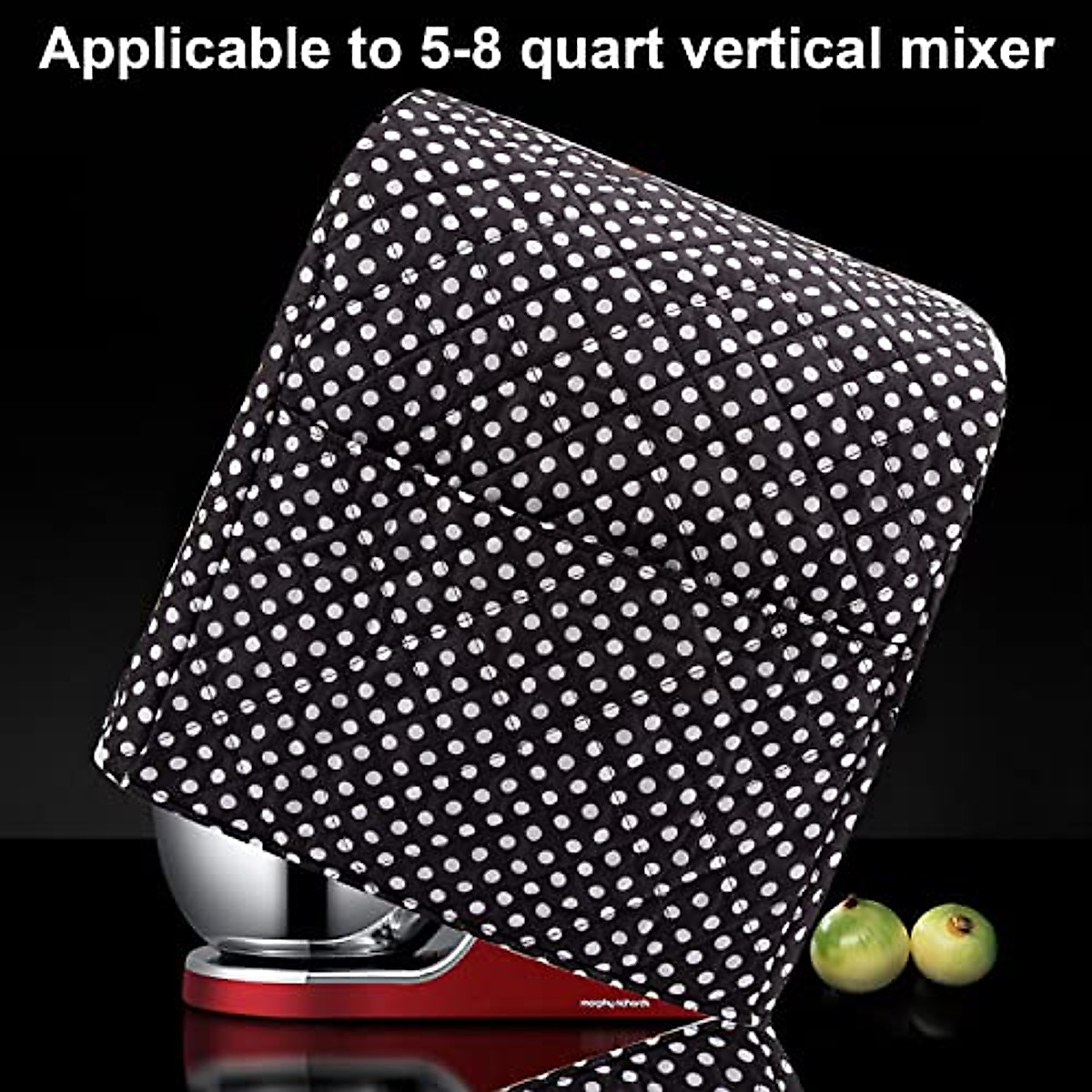 Kitchen Aid Mixer Cover,Kitchen Mixer Cover Compatible with 6-8 Quarts Kitchen Aid Hamilton Stand Mixer,Cover For Kitchen Aid Mixer,Kitchen Mixer Covers.Kitchen Aid Mixer Assecories (Dots)