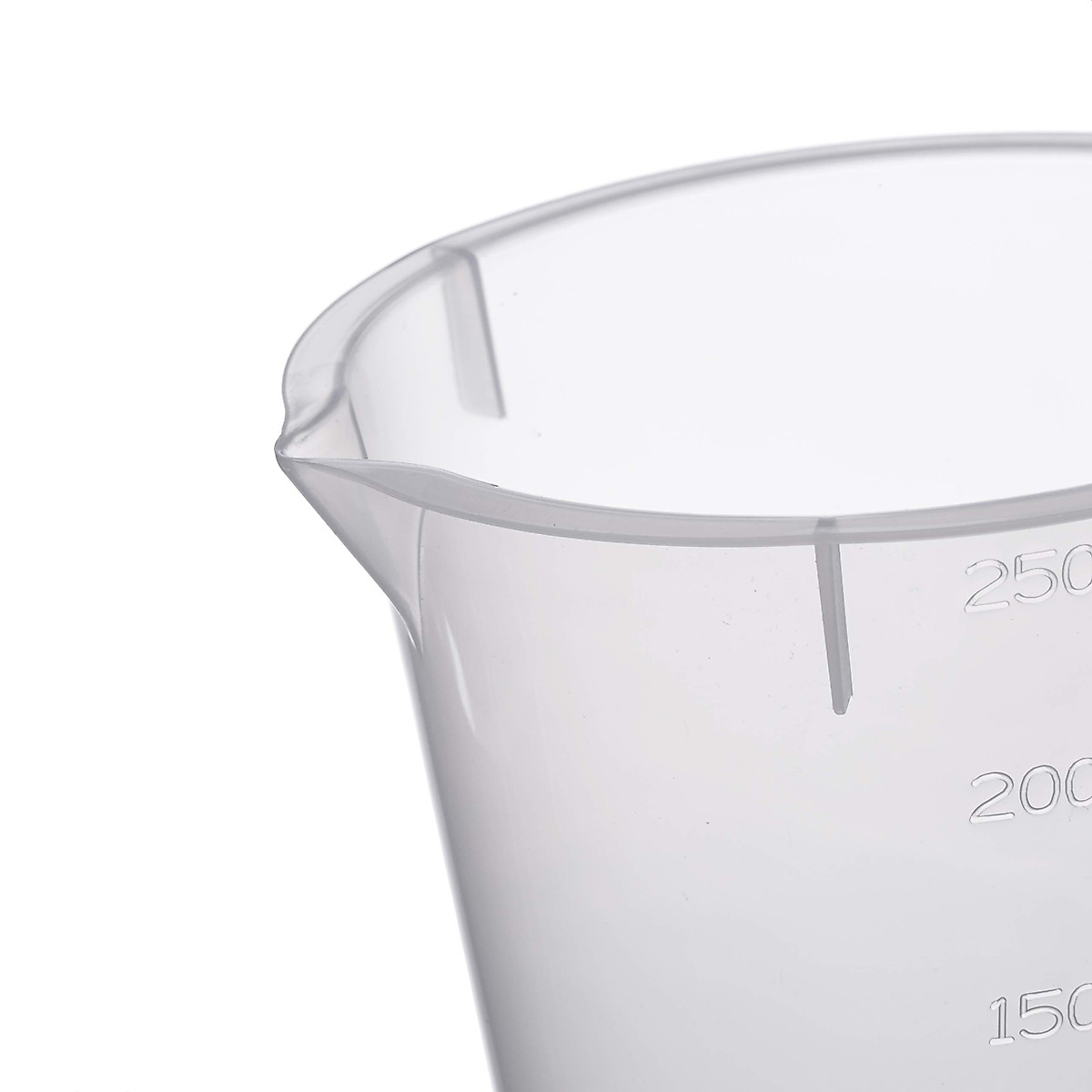 Consolidated Plastics 45383 Disposable Beaker, Polypropylene, 250 mL, 50 Piece