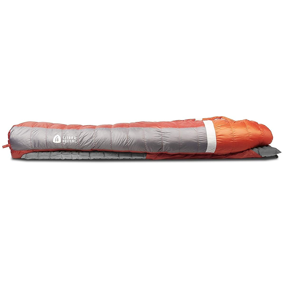 Sierra Designs Backcountry Bed 20 Degree Sleeping Bag with 650 Fill Dridown - Lightweight Zipperless Down Sleeping Bag for Camping & Backpacking -Men, Women & 2 Person