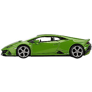Truescale Miniatures Lambo Huracan EVO Verde Mantis Green Metallic Limited Edition to 4200 Pieces Worldwide 1/64 Diecast Model Car by True Scale Miniatures MGT00328