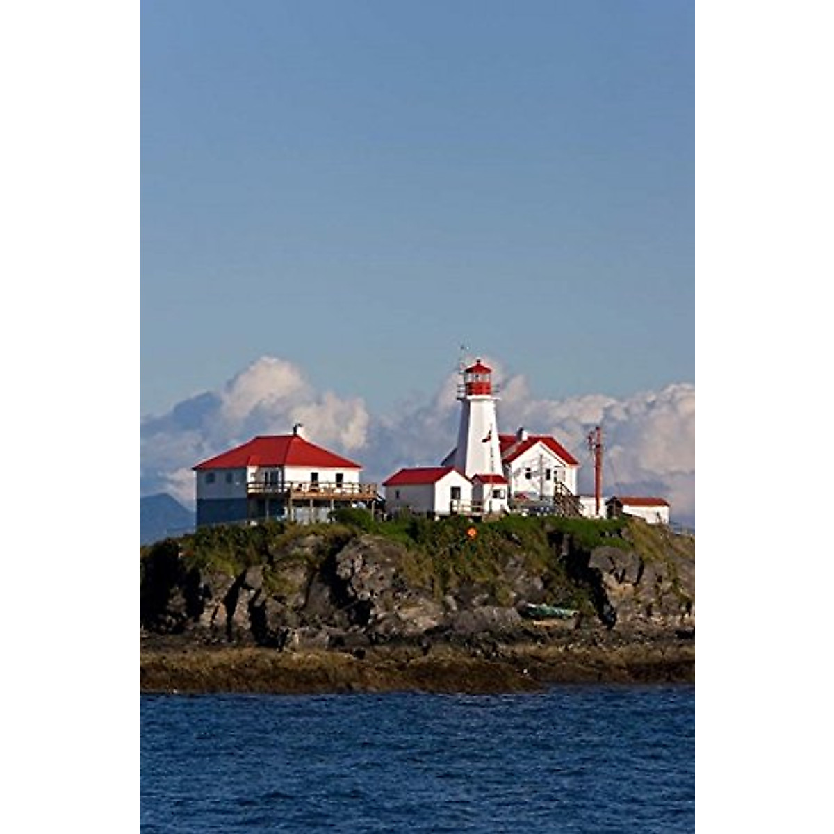 Canada British Columbia Green Island Lighthouse Poster Print by Jaynes Gallery (17 x 26)