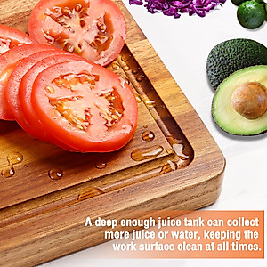 Extra Large Wood Cutting Boards, 20 x 15 Inch Acacia Wooden Cutting Board for Kitchen,Winnsty Wood Chopping Board with Juice Groove and Handles Heavy Duty Charcuterie Board (X-Large)