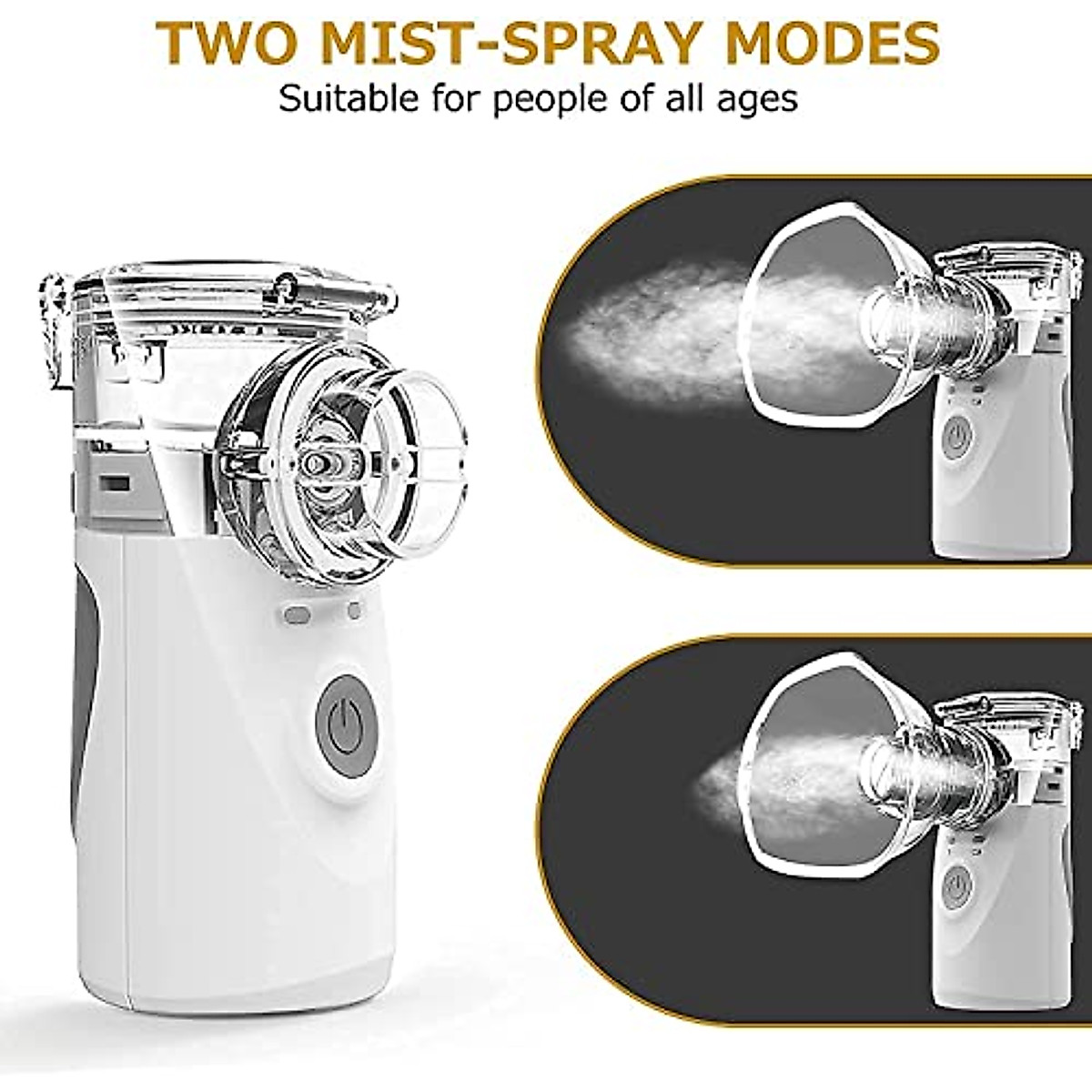 Portable Handheld Nebulizer Machine for Kids & Adults, Home Use