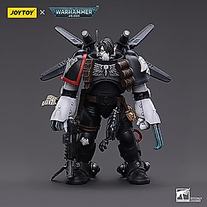 HiPlay JoyToy Warhammer 40K Raven Guard Chapter Master Kayvaan Shrike 1:18 Scale Collectible Action Figure