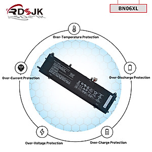 BN06XL HSTNN-IB9A Laptop Battery for HP Spectre X360 15 15-EB 15-EB0005UR 15-EB0000NS 15-EB0010NG X360 Convertible 15-EB0005NI 15-EB0008UR 15-EB0037NA L68299-005 L68235-1C1 BN06072XL 11.55V 72.9Wh