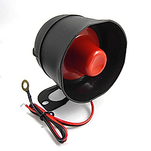 Car Horn Siren Alarm,Universal Car Alarm Security Protection System with 2 Remote Controls,7-Level Sensitivity,12v,Anti-Theft Device,No Thread Trimmin,Non-Destructive Installation (CW-12802B-8101)