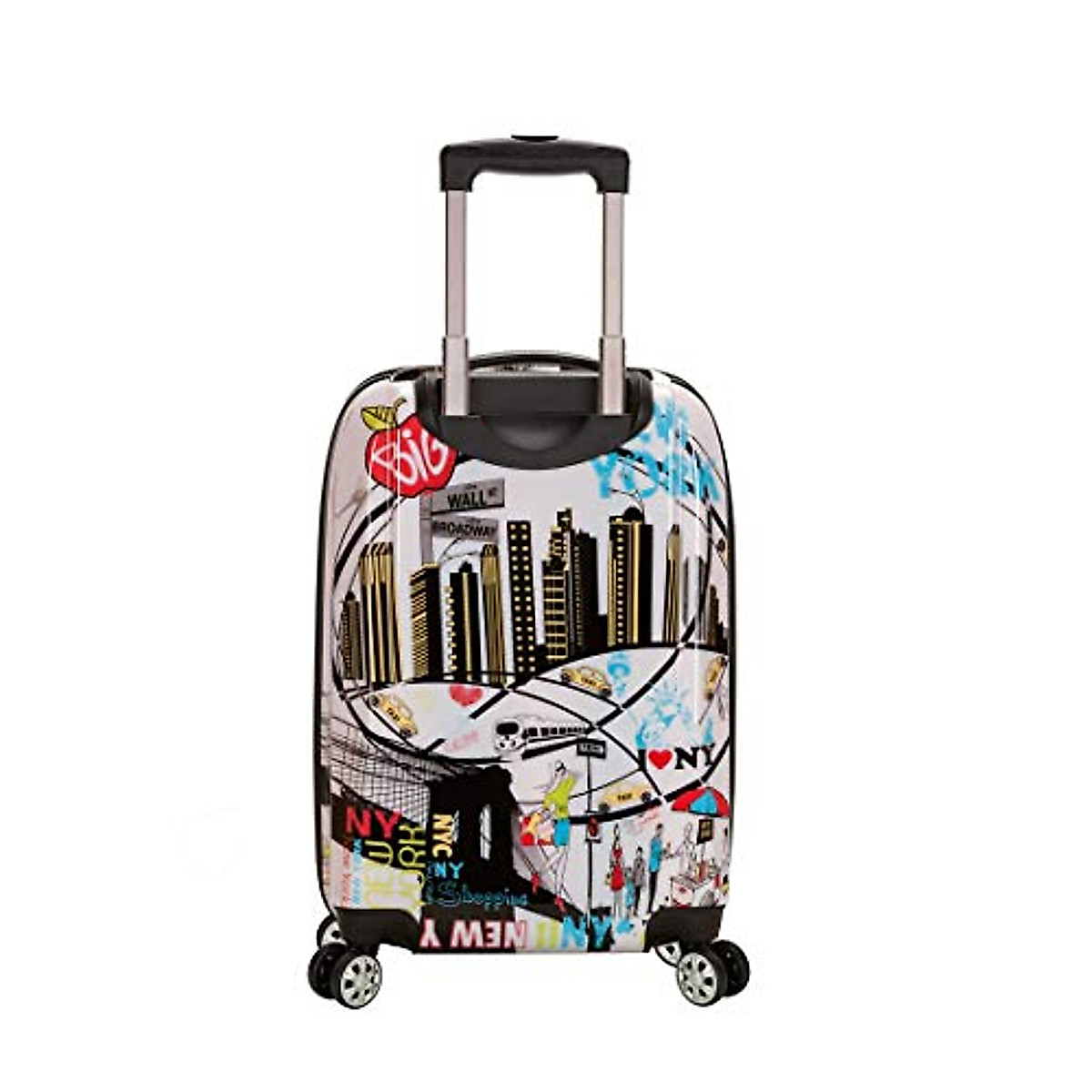 Rockland Departure Hardside Spinner Wheel Luggage Set, New York, 2-Piece (20/28)