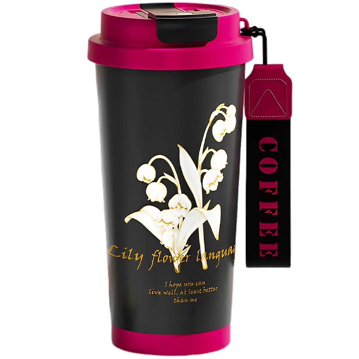 Simple Modern Travel Coffee Mug Tumbler with 360° Sealing | Ceramic-Lined Insulated Stainless Steel Cold Brew Iced Coffee Cup Thermos | Gifts for Women Men Her Him 17oz (Black)