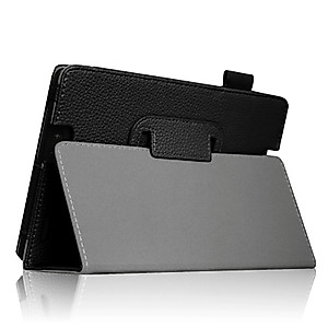 Fintie Folio Case for Kindle Fire HD 7" (2013 Old Model) - Slim Fit Folio Case with Auto Sleep/Wake Feature (Will only fit Amazon Kindle Fire HD 7, Previous Generation - 3rd), Black