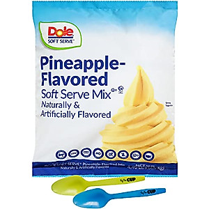 By The Cup Mood Spoons and Pineapple Soft Serve Mix, Lactose Free, Vegan, Gluten Free, 4.40 Pound Bag