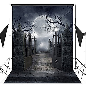 OUYIDA 5X7FT Halloween Theme Pictorial Cloth Customized Photography Backdrop Background Studio Prop TP17A