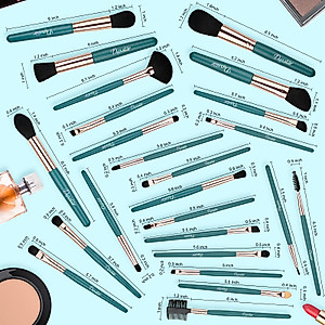 Makeup Brushes Set Professional - Make up Brush Set 24pcs Foundation Eyebrow Blush Concealer Face Powder Eye Shadows Eyeliner Highlight Brush Kit