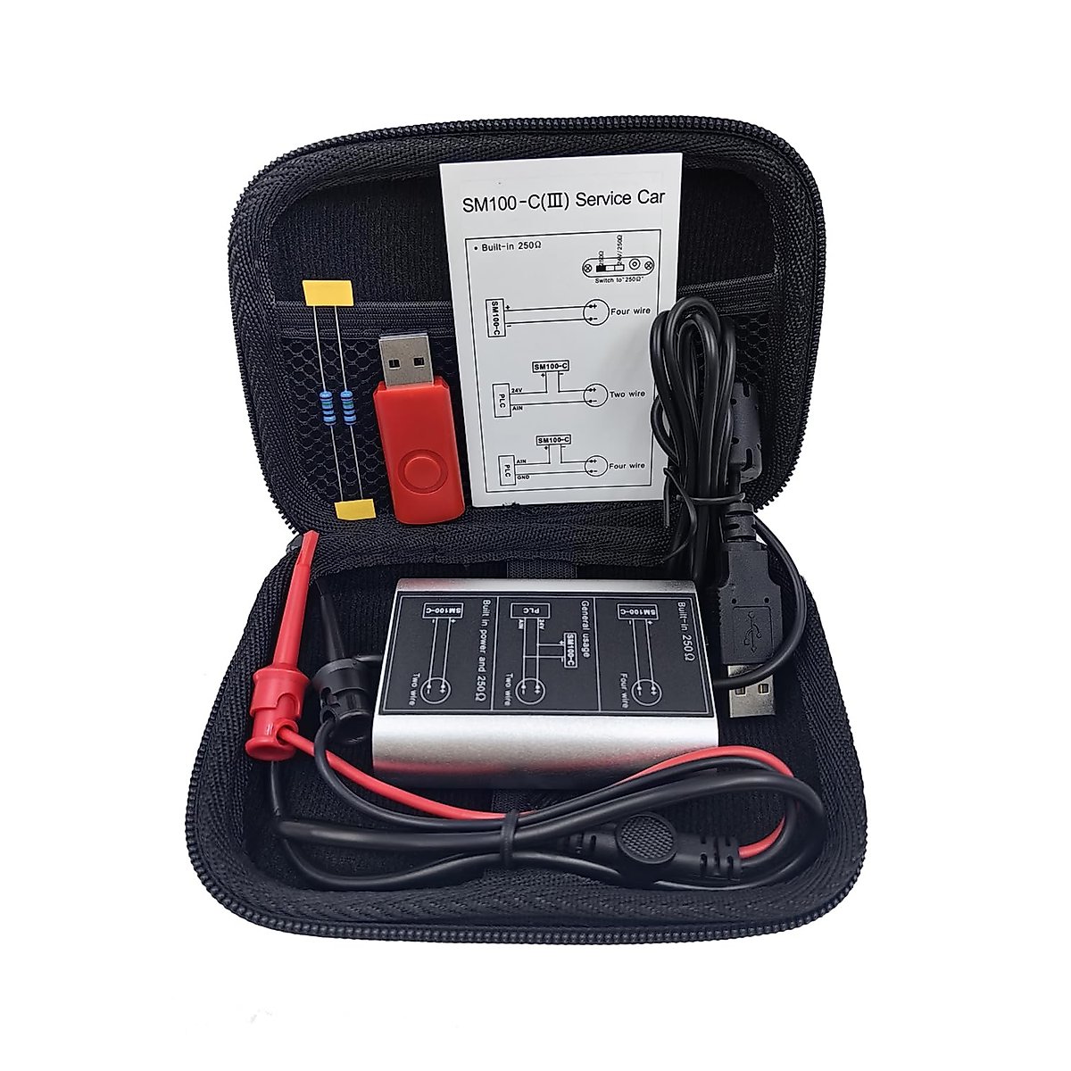 A.Dinsenen integrative USB Hart Modem USB to Hart Protocol Modem Hart Transmitter HART Convertor（Suitable for All Devices Which Support Hart Protocol）