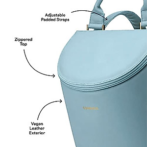 Corkcicle EOLA Cooler Backpack, Waterproof and Leak Proof Insulated Bag, Perfect for Wine, Beer, and Ice Packs, Seafoam