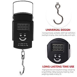Spring Balance Digital Small Scales Small Weight Scale Hook Scale Home Supplies Home Electronic Scale Kitchen Weight Scale Hanging Scale Fishing Weight Scale Hand Scale Fish Scale