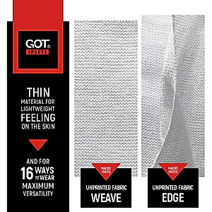 GOT Sports Tube Bandana - Neck Gaiter for Women & Men, Face Mask, Neck Wrap, Head Scarf, Curly Hair Sleep Protection - Breathable, Lightweight Microfiber (Red Paisley)