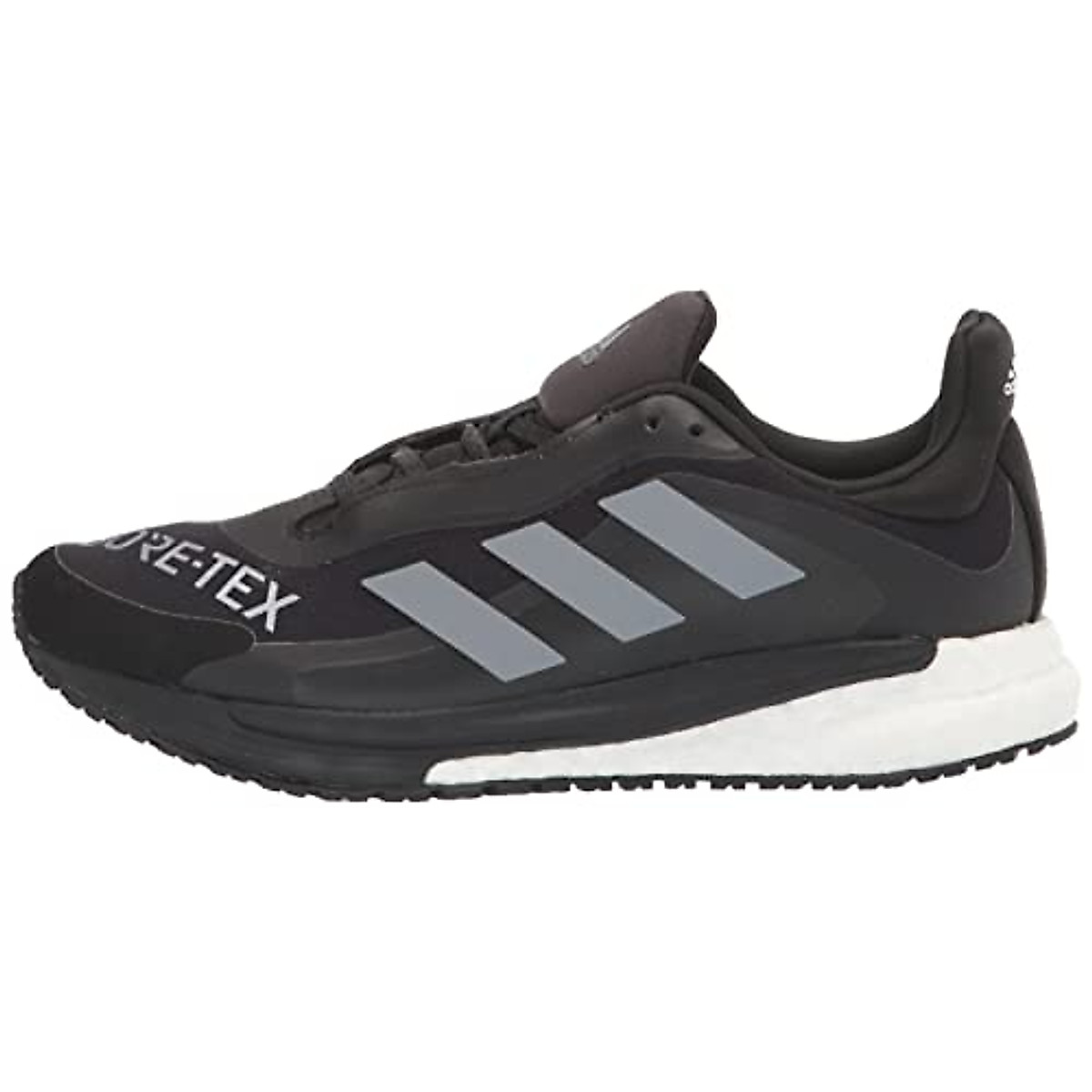 adidas Women's Solar Glide 4 GTX Running Shoe, Black/Grey/White, 8