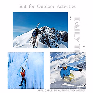 Balaclava Face Mask for Cold Weather - Windproof Ski Mask - Thermal Heavyweight Head Hood for Men and Women… Black