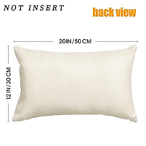 RABUSOFA Outdoor Waterproof Pillows Decorative Throw Pillows,12x20 Inch Patio Hello Sunshine Summer Pillow Covers,Yellow Waterproof Pillow Cases for Balcony Furniture Garden(2-12) (12"x20")