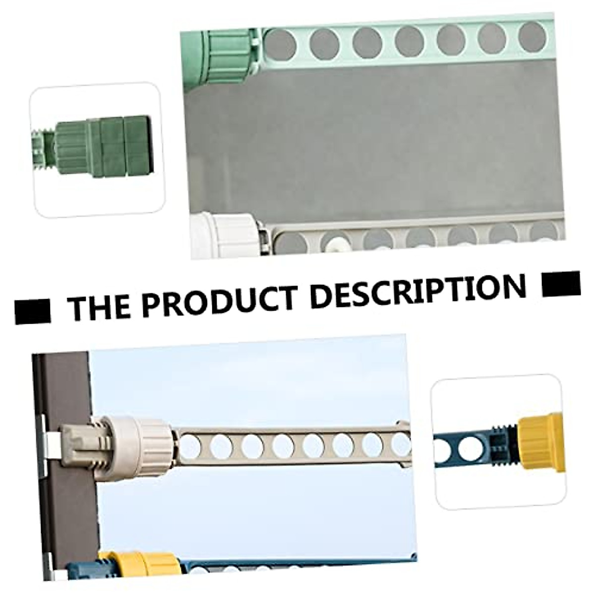 BUGUUYO 3pcs Rotary Clothes Rack Travel Hanger Hanging Racks for Clothes Adjustable Clothes Rack Clothes Hanger Pants Hanger Portable Abs Portable Clothes Racks Clothes Drying Hooks Suit