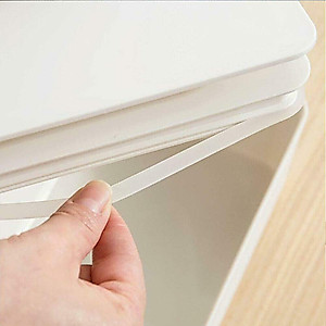 XUSHAN Baby Wipes Dispenser, Container for Wipes, Wet Wipes Box with Sealed Lid, Diaper Storage Case, Toilet Tissue Dispenser Box(White(1 PC))