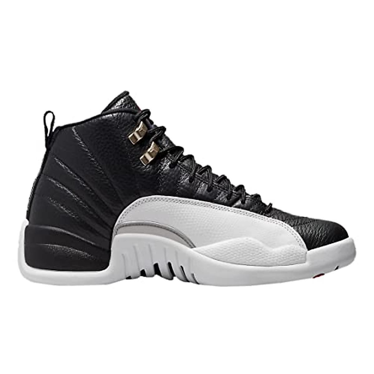 Nike Mens Air Jordan 12 Retro Sneaker, Adult, Black/Varsity Red-White, 9.5 M US